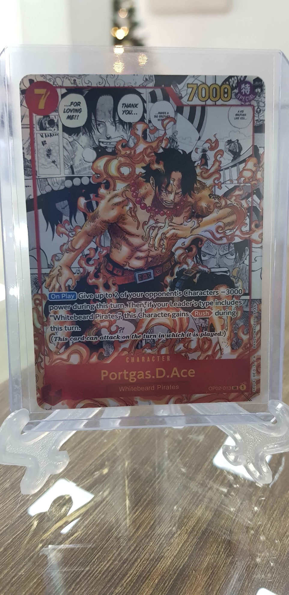 Yu-GO! Cards Web Shop Srbija. Portgas.D.Ace - OP02-013m - Manga Art
